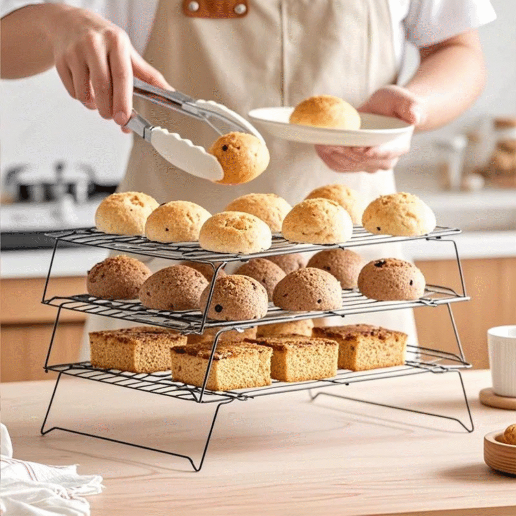 3-Tier Stackable Cooling Rack – One2Shop